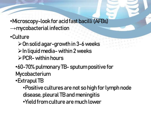 Tuberculosis diagnosis and investigations.pptx