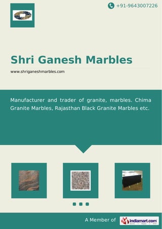 Shri ganesh-marbles | PDF | Commodities | Economy