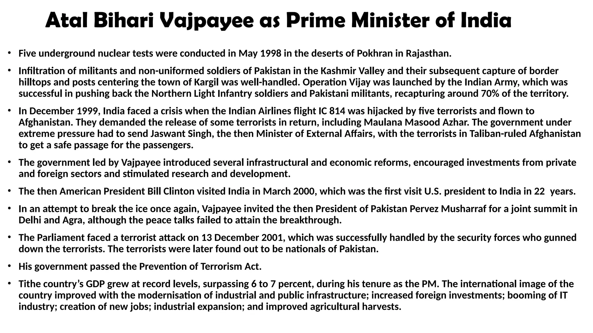 SHRI ATAL BIHARI VAJPAYEE prime minister.pptx