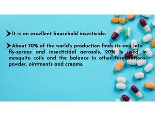 Therapeutic and pharmaceutical uses of pyrethrum | PPTX