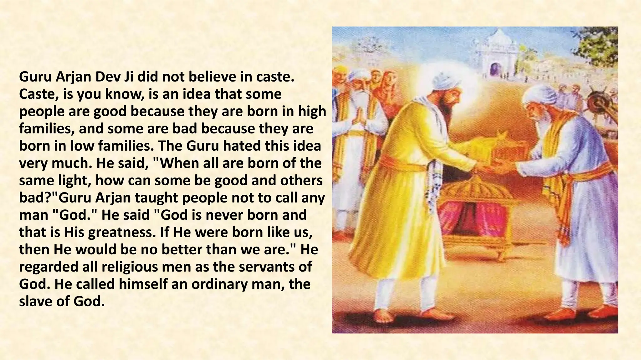 A SHORT PPT ON SHRI GURU ARJAN DEV JI.pptx