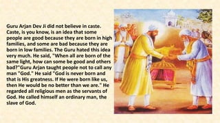 A SHORT PPT ON SHRI GURU ARJAN DEV JI.pptx