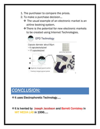 Electronic Ink Technology | PDF