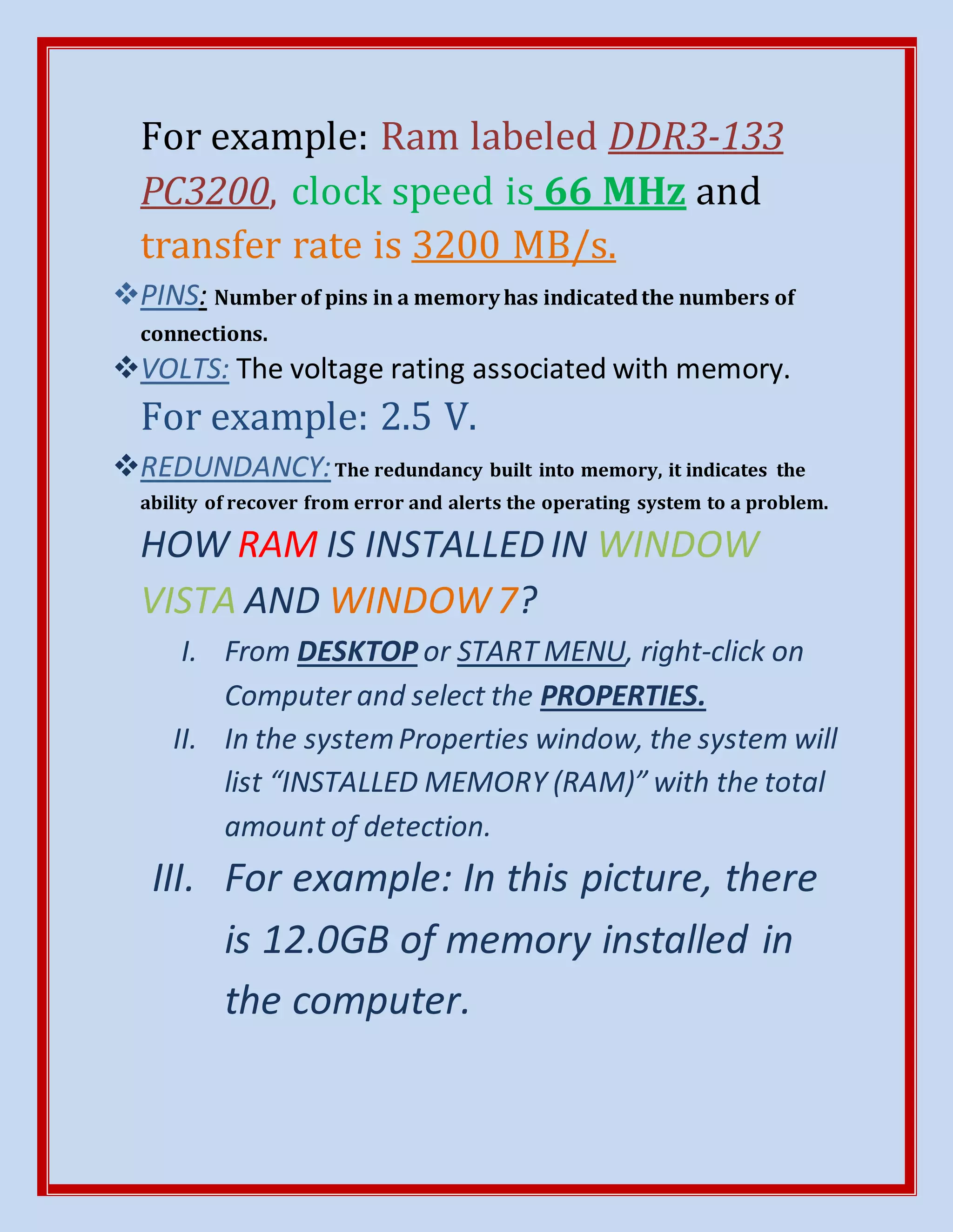 Ram Random Access Memory Pdf