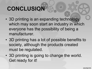 3D printing | PPT