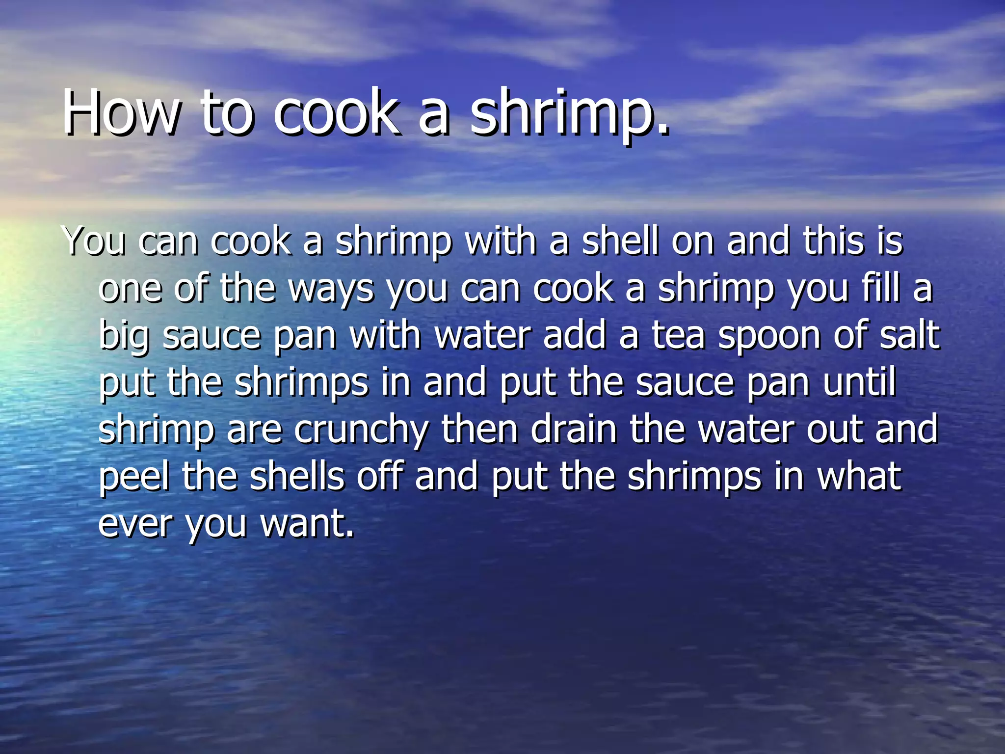 Shrimp | PPT