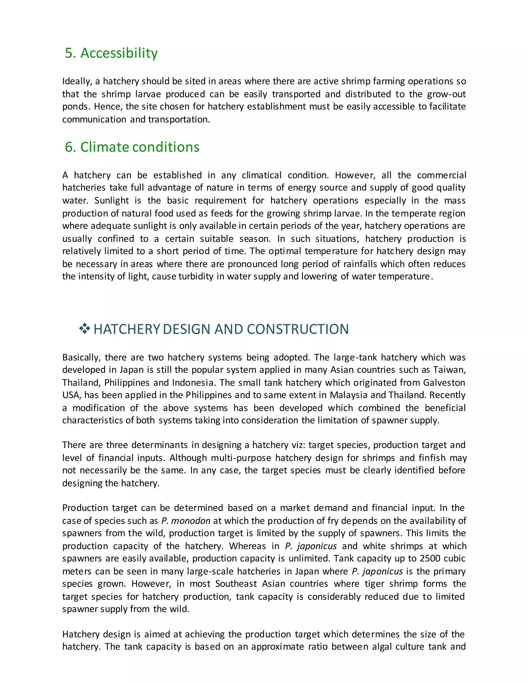 Shrimp hatchery | DOCX