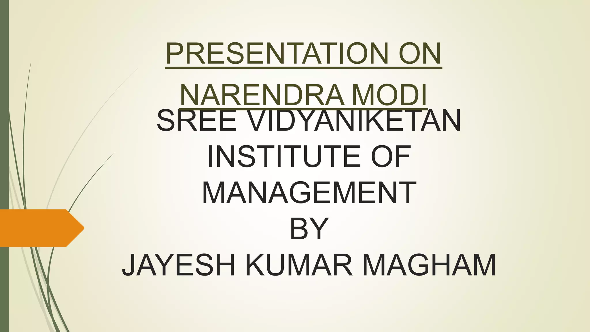 Shri narendra modi | PPTX