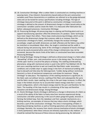 Fabric Shrinkage | DOCX