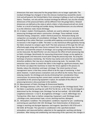 Fabric Shrinkage | DOCX