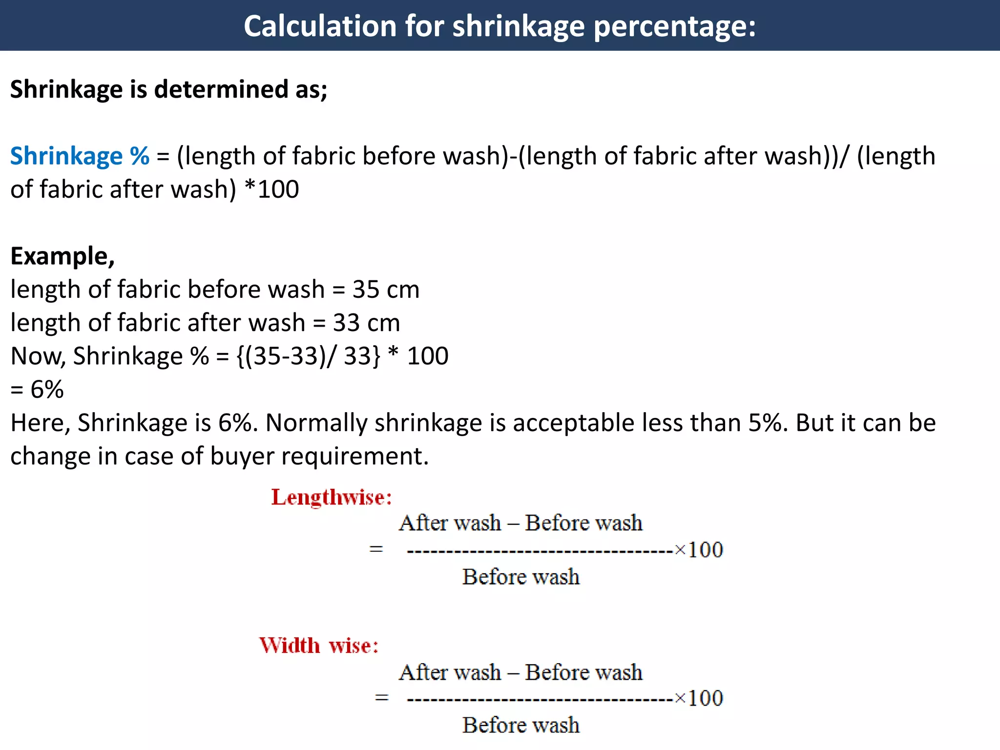 Shrinkage | PPTX