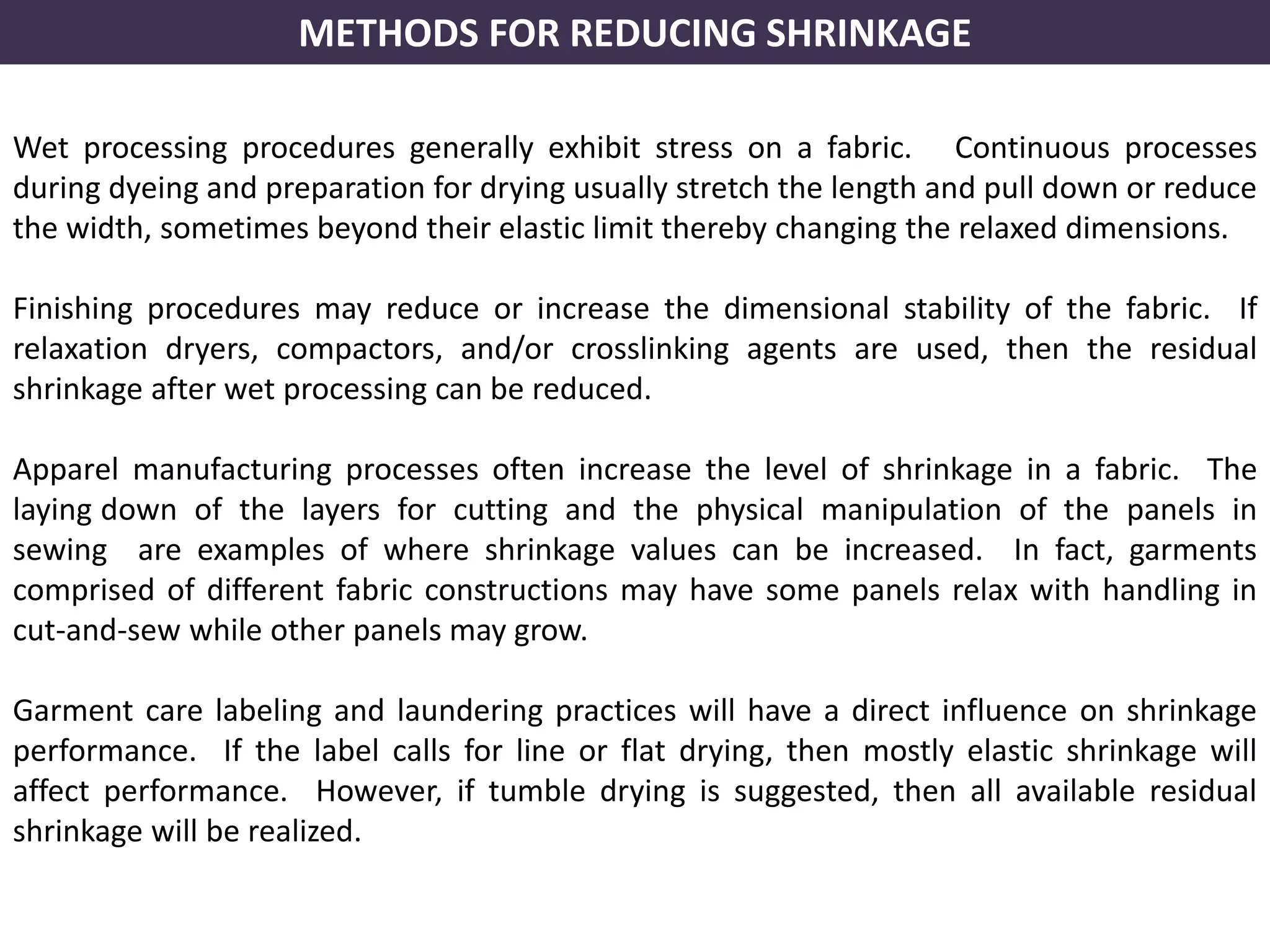 Shrinkage | PPTX