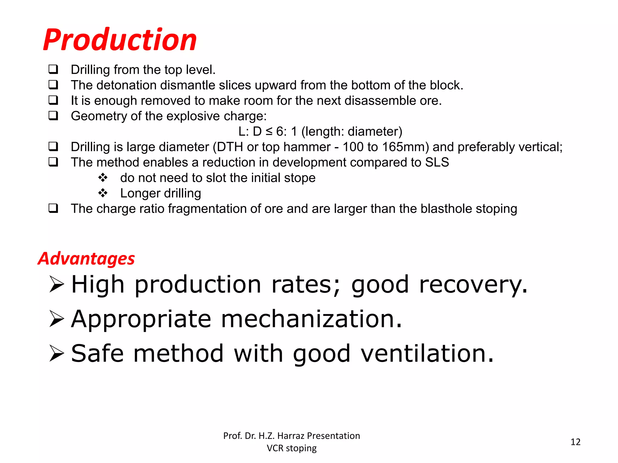 Shrinkage and Vertical Crater Retreat Stoping | PDF