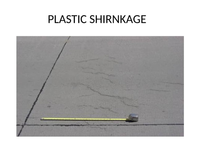 Shrinkage Concrete in Construction .pptx