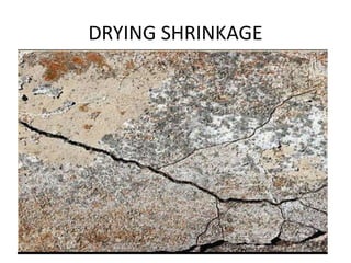 Shrinkage of concrete | PPTX