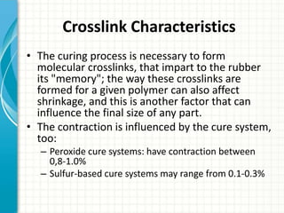 Shrinkage of rubber compounds | PPTX