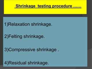 Shrinkage of ttqc ii | PPTX