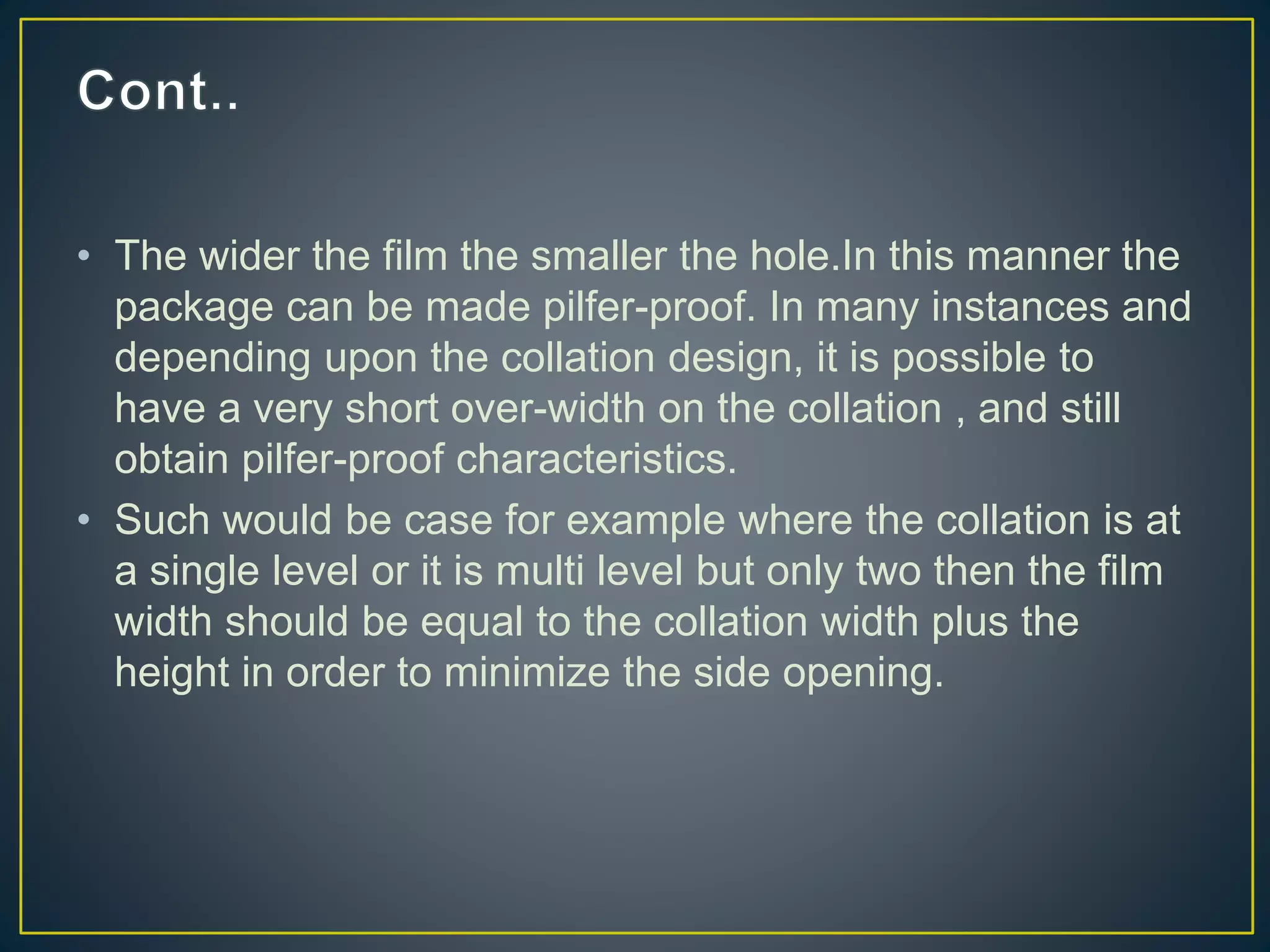 Shrink and strech packaging | PPTX