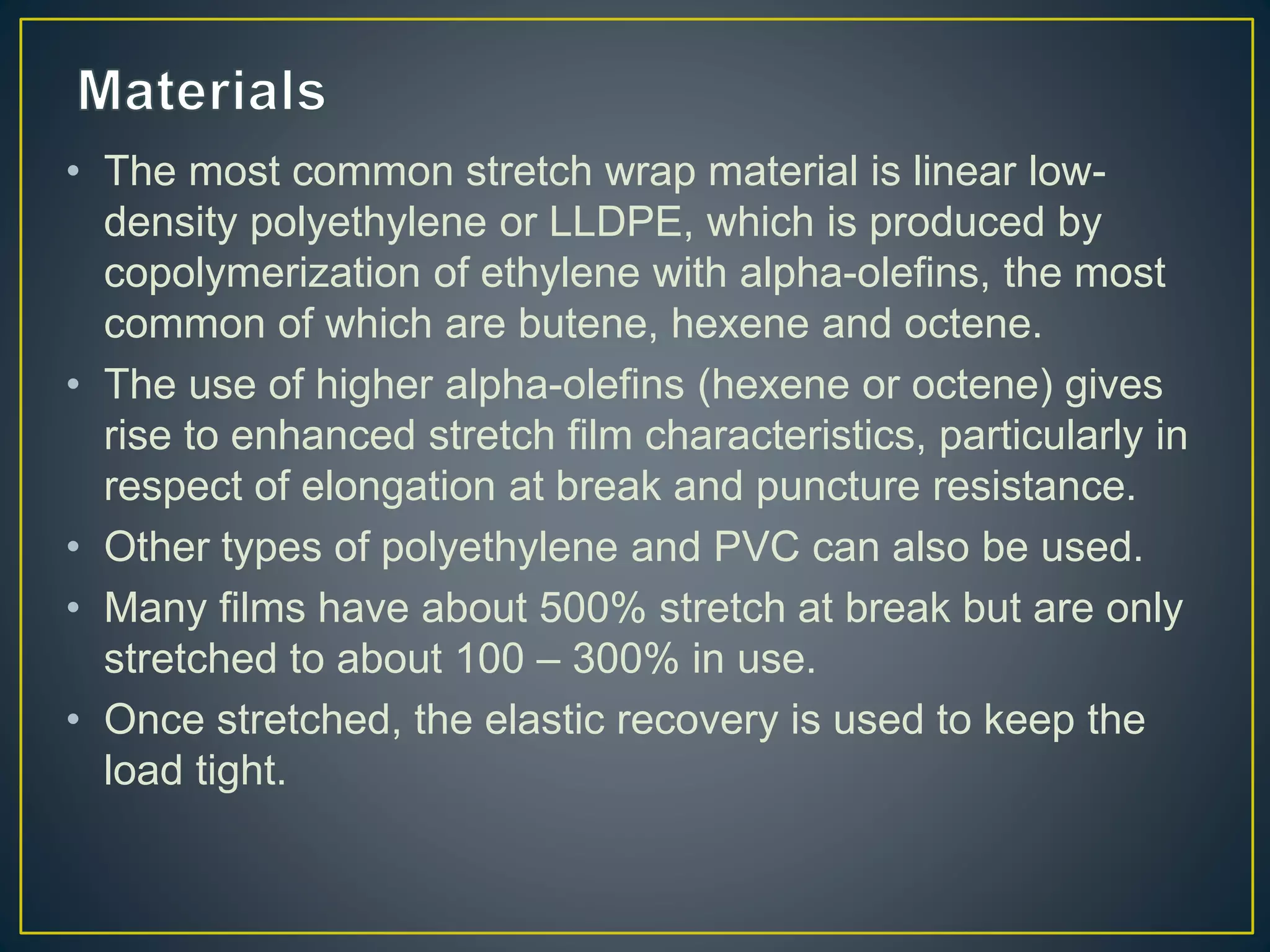 Shrink and strech packaging | PPTX