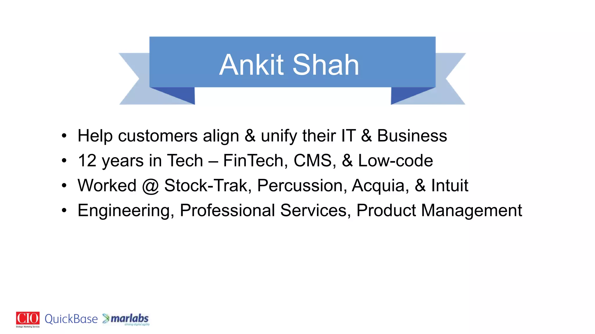 Shrinking the Custom Application Development Cycle with Low-Code Platforms | PPT
