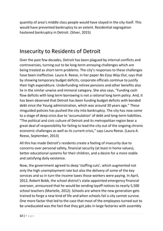 Shrinking city: Detroit | PDF