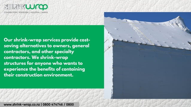 Shrink Wrap Containment | Construction Shrink Wrap | PPT