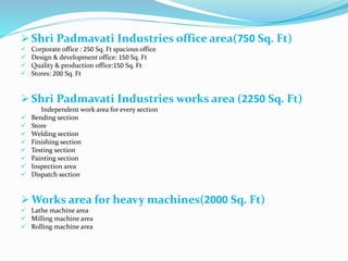 Shri padmavati industries ppt strlng | PPTX