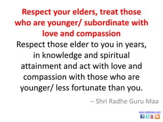 Shri Radhe Guru Maa - Teachings | PPT