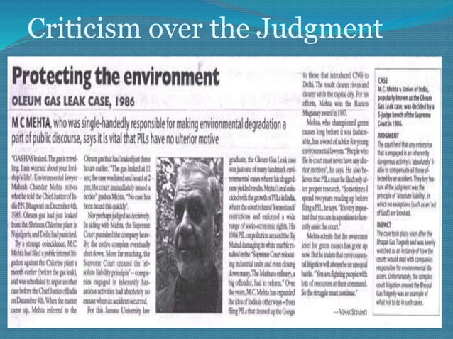 Shriram Gas Leak Case.pptx | Law