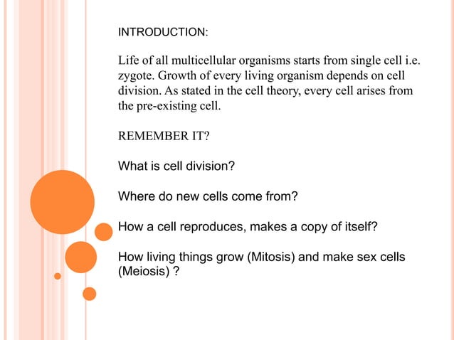 cell Division | PPT