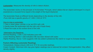Detection of different types of adulteration used in meat and milk | PDF