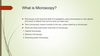 Scanning Electron Microscope | PPTX
