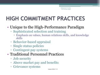 STRATEGIC HUMAN RESOURCE MANAGEMENT by MOHAMMAD ALI JAAFAR | PPT