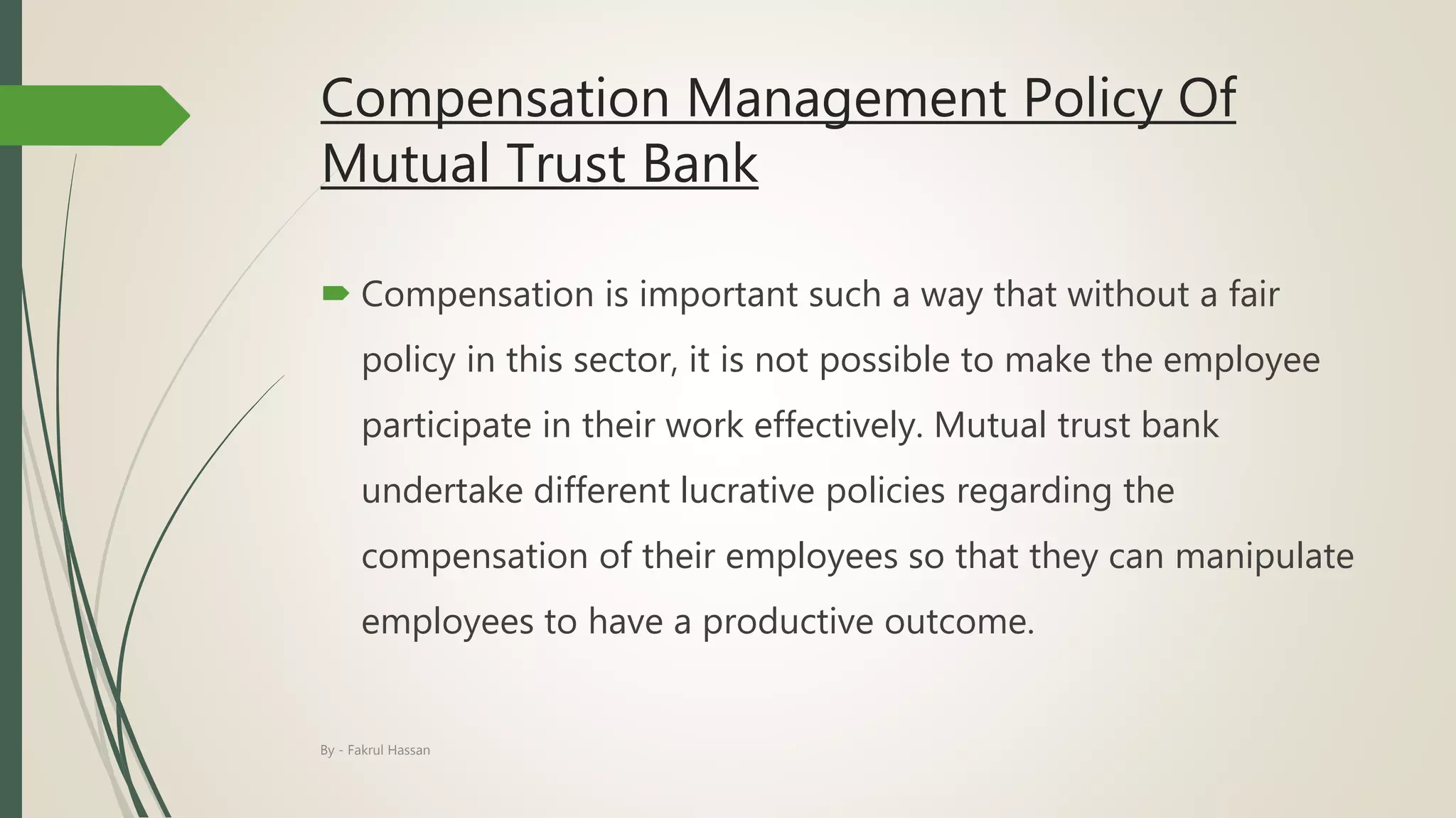 Compensation Management Practices and Policies Presentation | PPTX