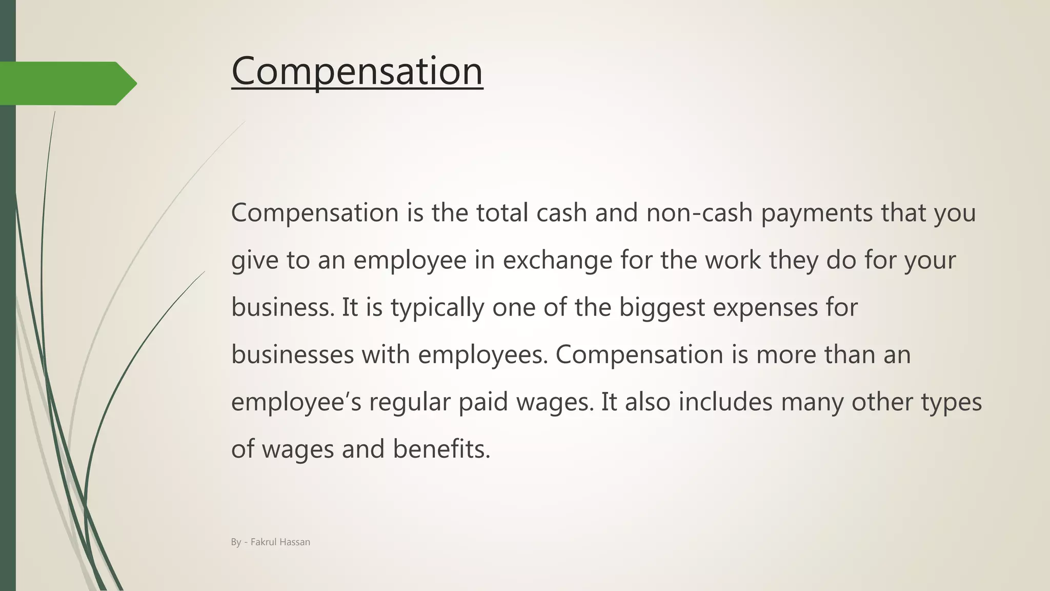 Compensation Management Practices and Policies Presentation | PPTX