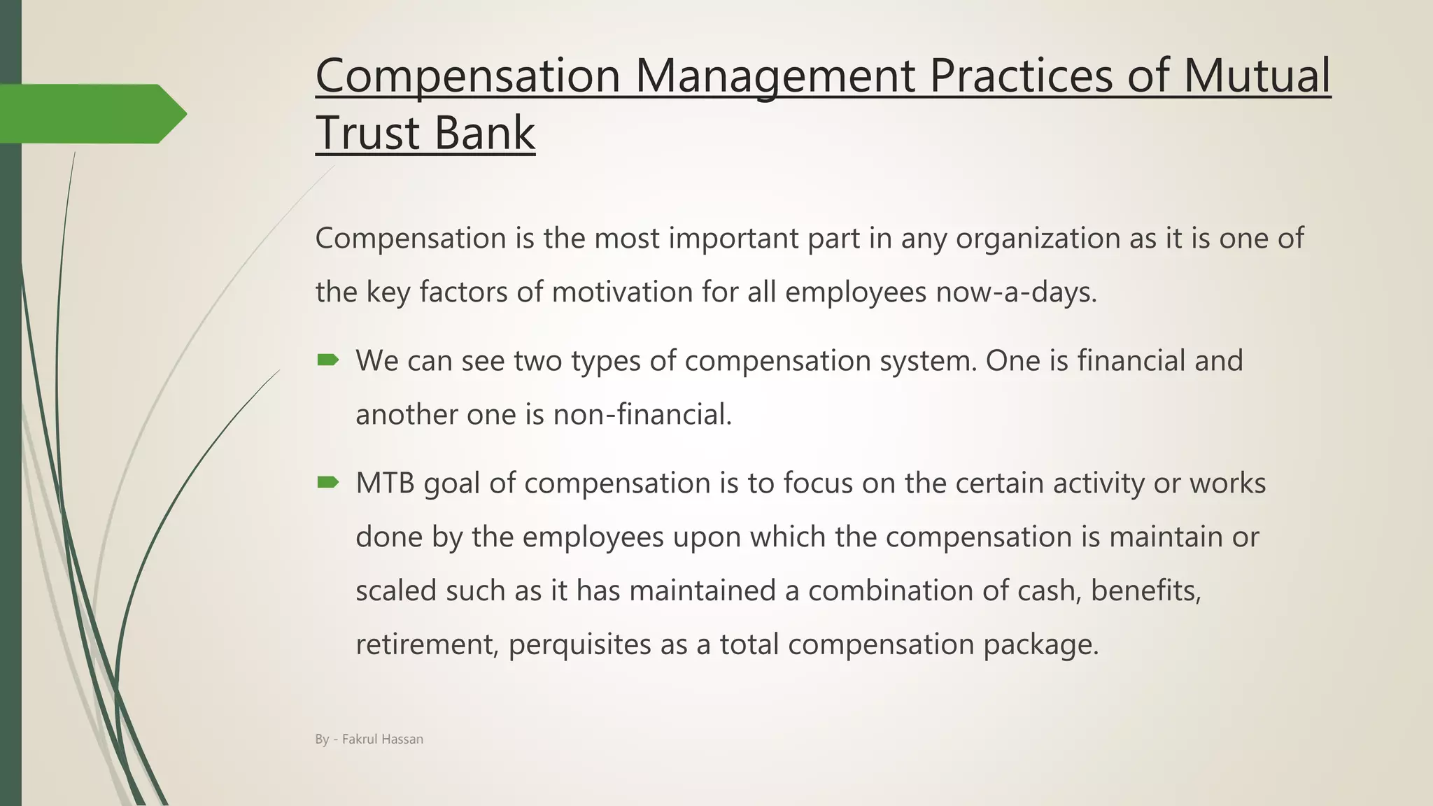 Compensation Management Practices and Policies Presentation | PPTX