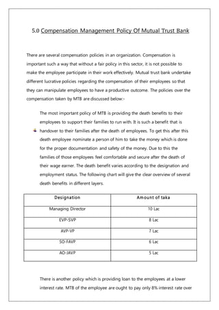 Compensation Management Practices and Policies Assignment / Report | DOCX