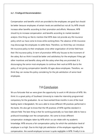 Compensation Management Practices and Policies Assignment / Report | DOCX