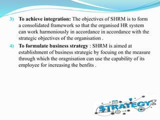 STRATEGIC HUMAN RESOURCE MANAGEMENT | PPTX