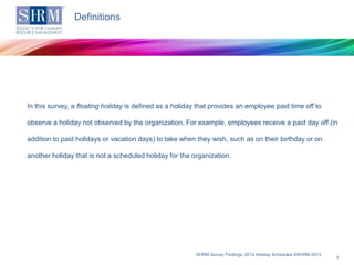 Shrm 2014-holiday-schedules | PPT