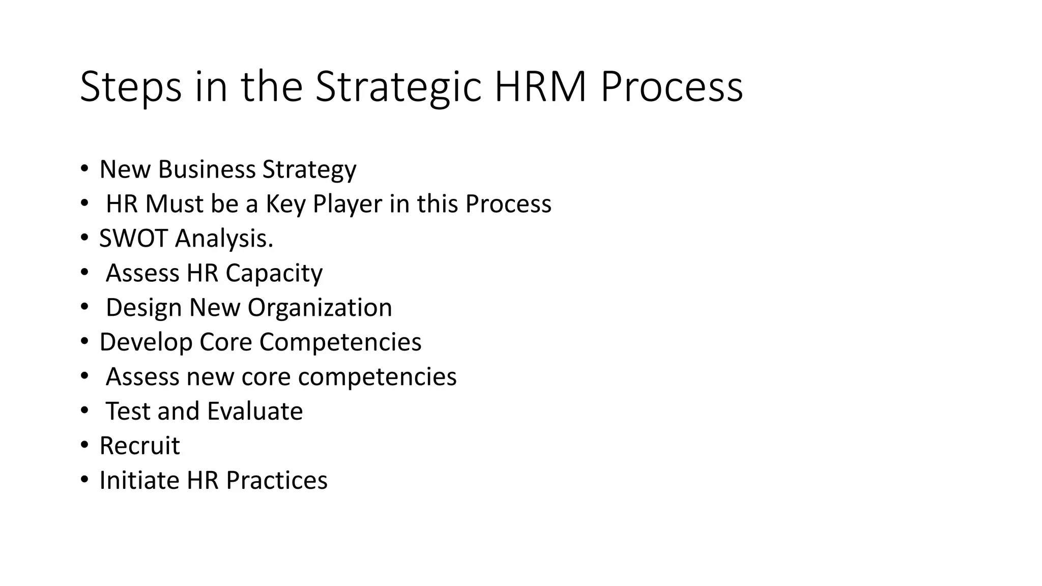 Strategic Nature of Human Resource Management | PPTX