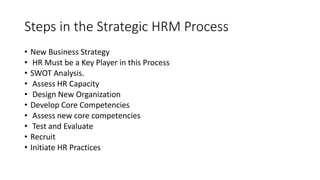 Strategic Nature of Human Resource Management | PPTX