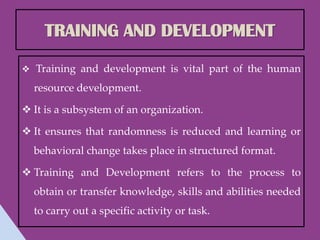 Training and Development Strategies | PPT