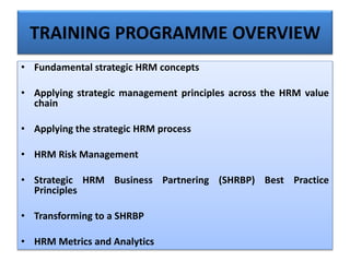 Strategic HRM & Business Partnering | PPTX