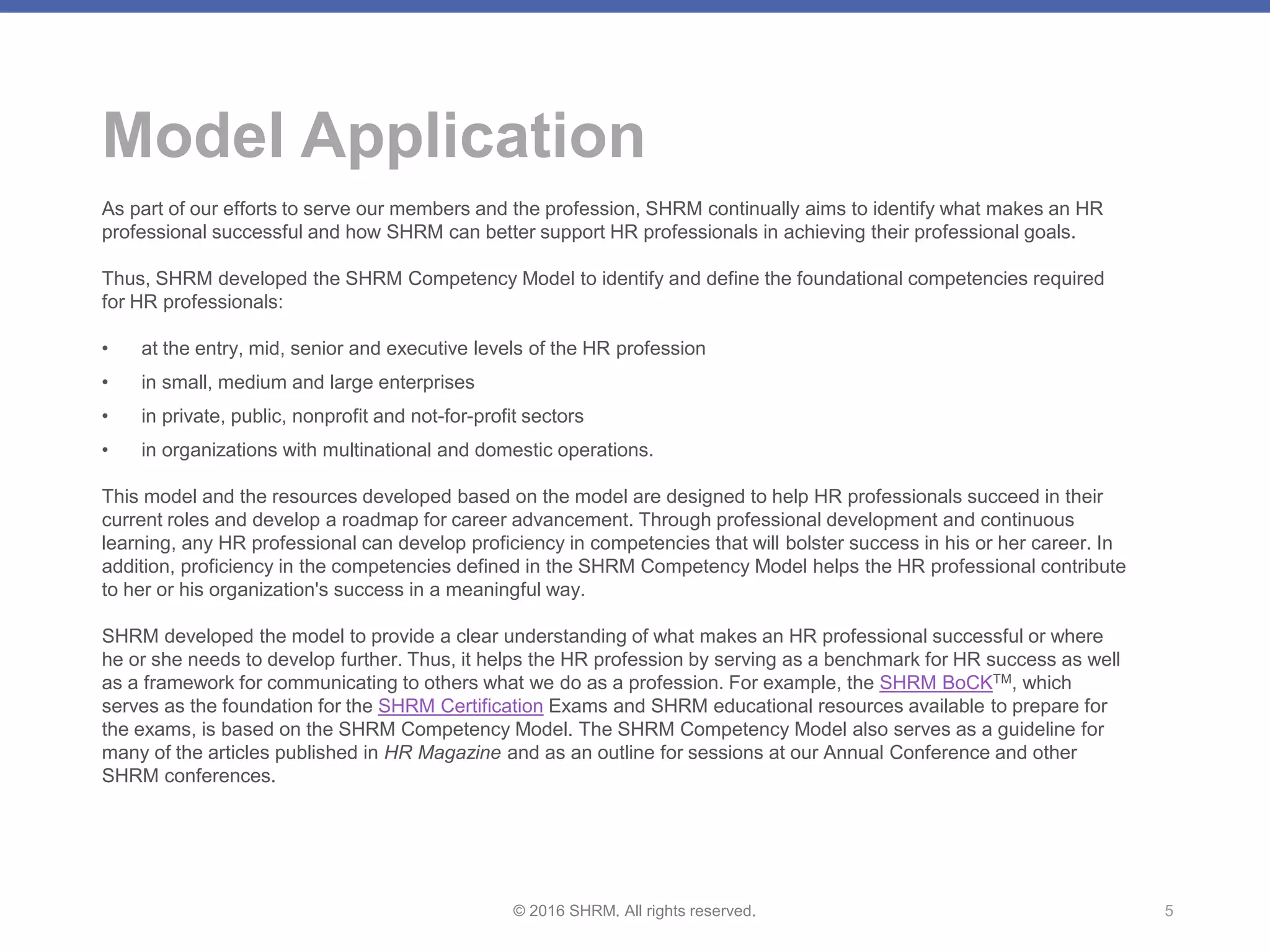 Competency model by SHRM | PDF