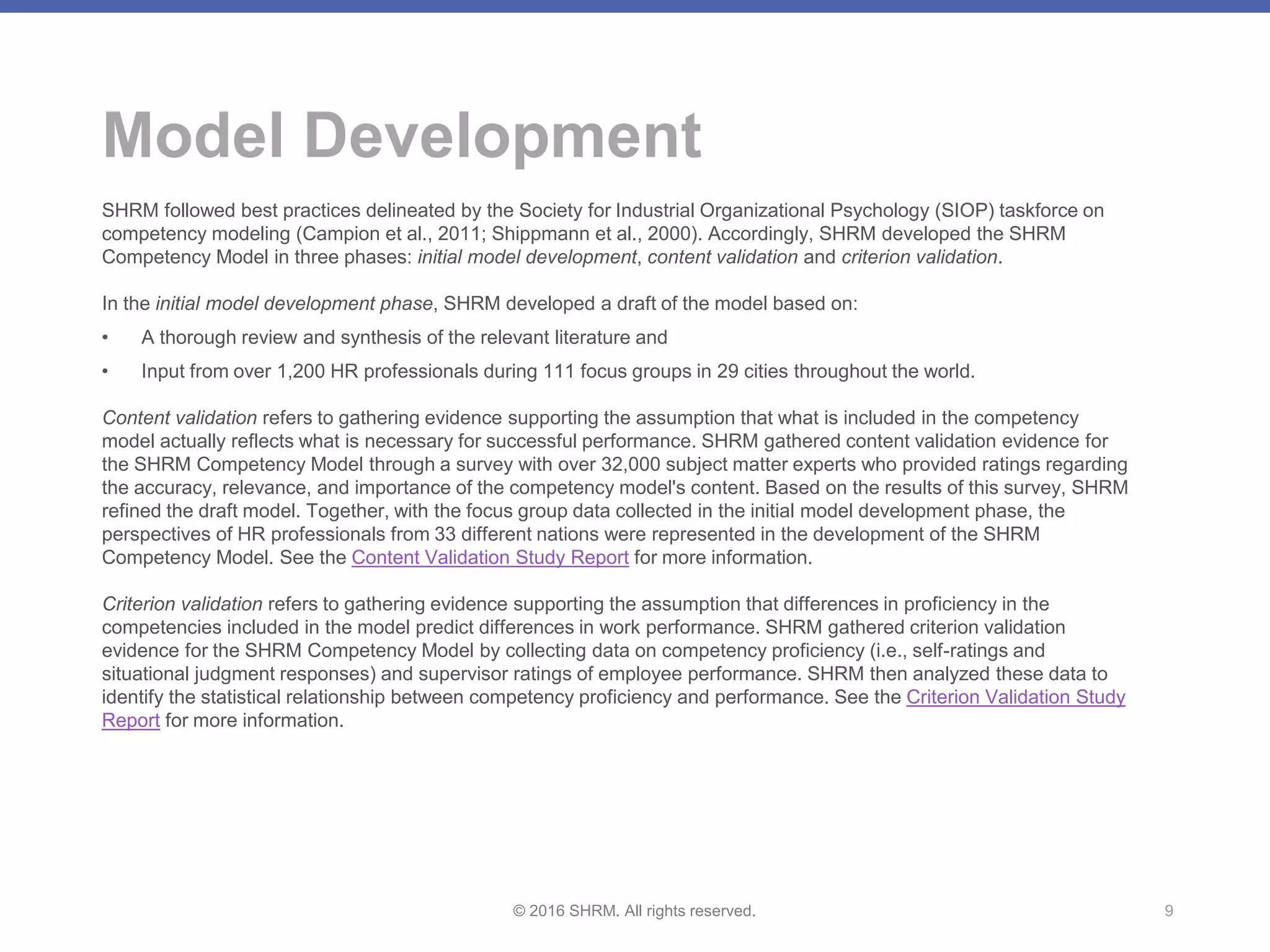 Competency model by SHRM | PDF
