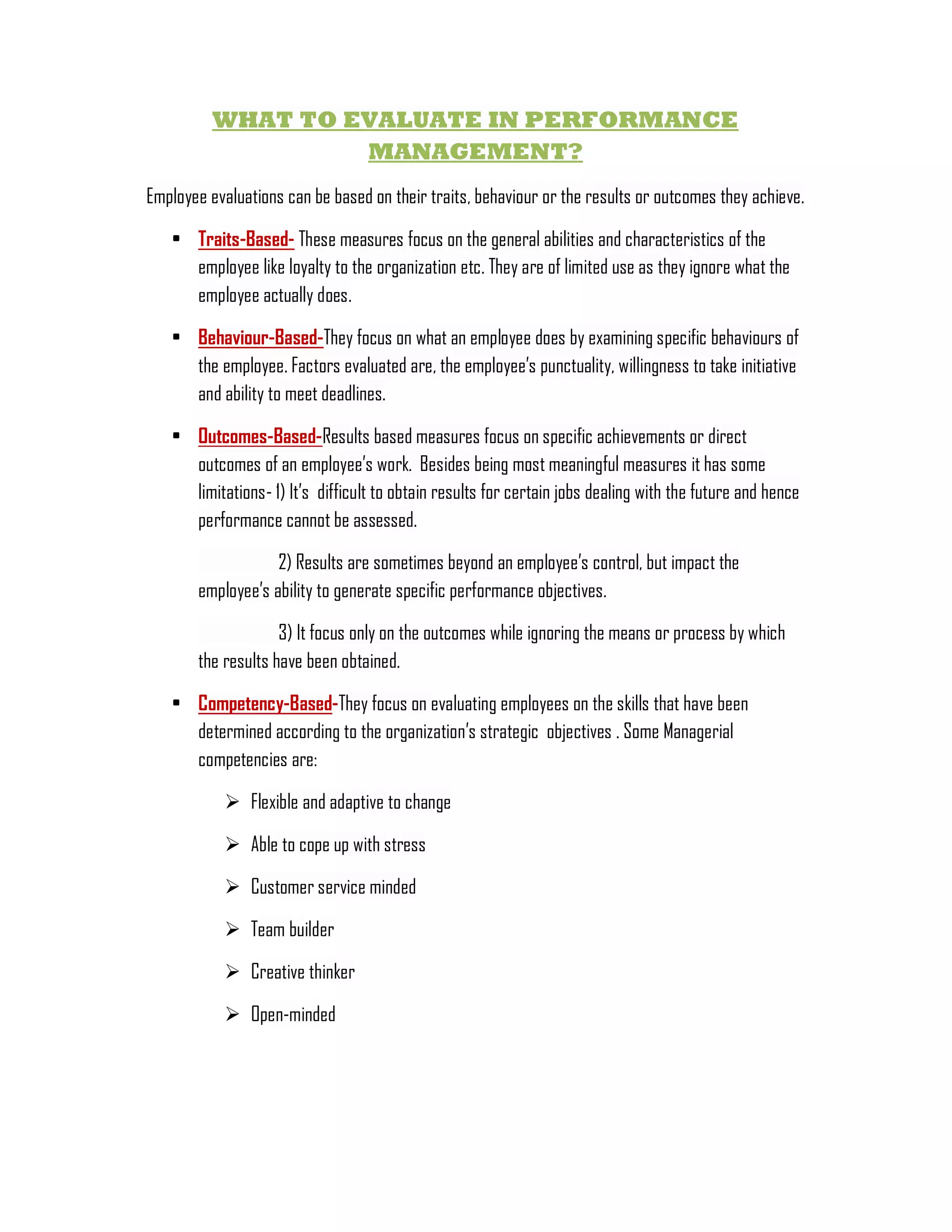 Performance Management and Feedback - SHRM | PDF