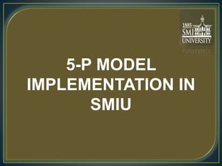 STRATEGIC HUMAN RESOURCE MANAGEMENT (“IMPLEMENTATION IN SMIU”) | PPT