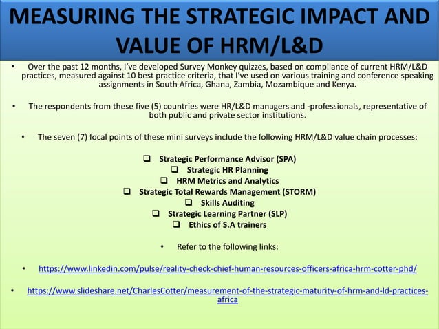 Strategic Human Resources Management, Metrics and Analytics | PDF ...