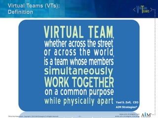 Virtual Teams Definition